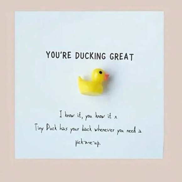 Accents | 2 Cute Duck Card With Plastic Duck New 2 With Any 1 Order Or ...